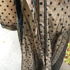 Raymond | Dresses | Vintage Hostess Gown Black Polka Dot 94s 1950s ...